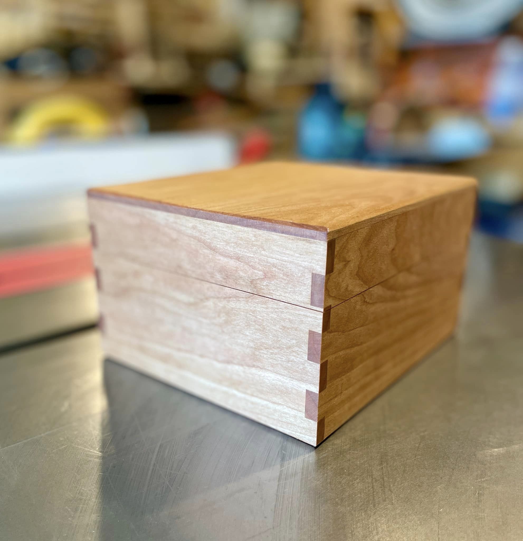 Recipe Box with Laser Cut Wood Cards – My Friend the Bird